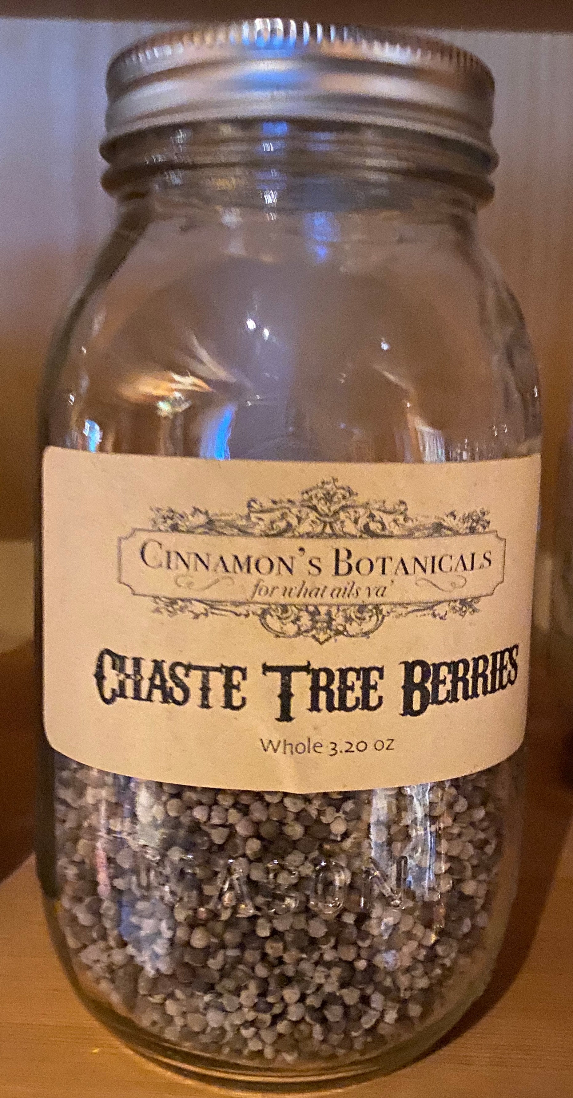 Whole Chaste Tree Berries | Cinnamonsbotanicals.com